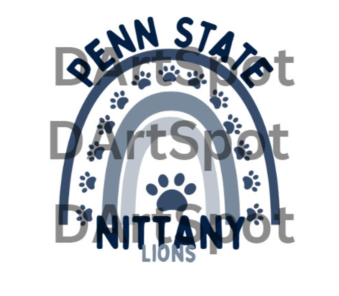 Penn State Rainbow SVG, PNG & JPG - Etsy