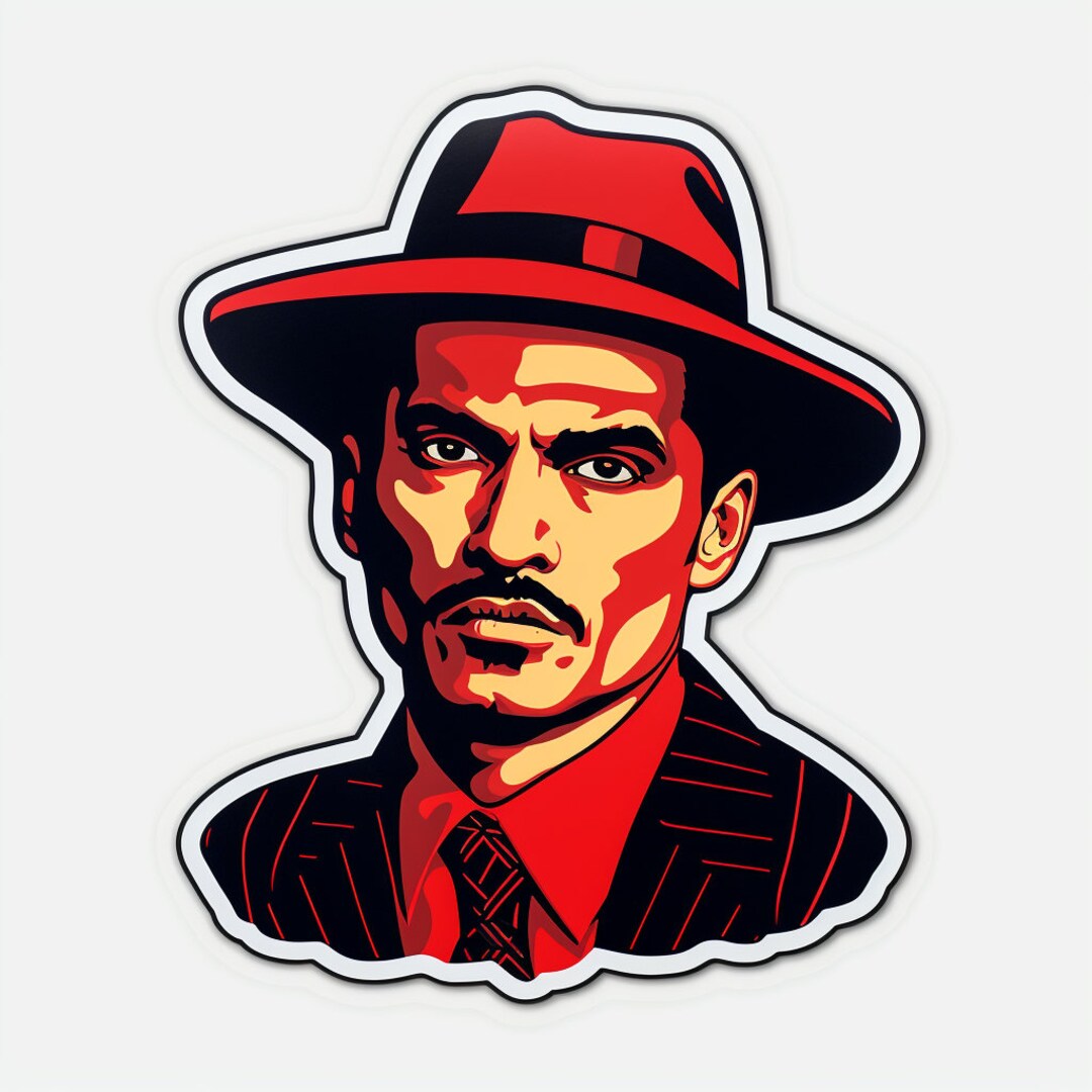 Gangster Graphic Sticker - Etsy
