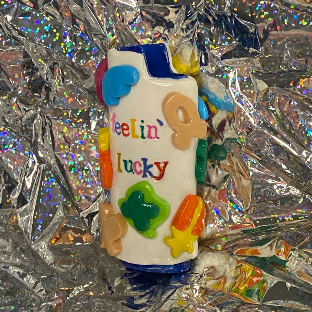 Cereal Milk Polymer Clay Lighter Case - Etsy