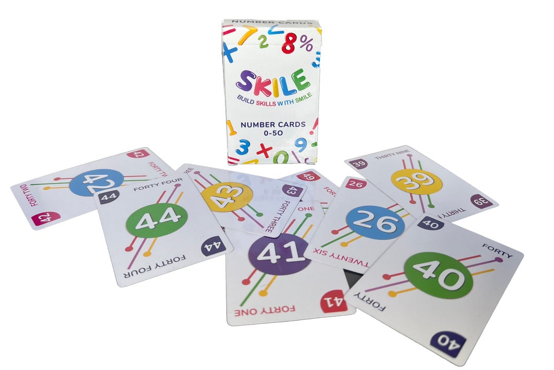Skile Math Cards - Fun Learning Game for Kids | Odd/even, Prime Numbers ...