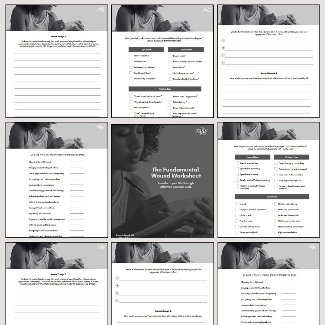 Journal Prompts for Healing Triggers | Worksheet for Trauma | Therapy ...