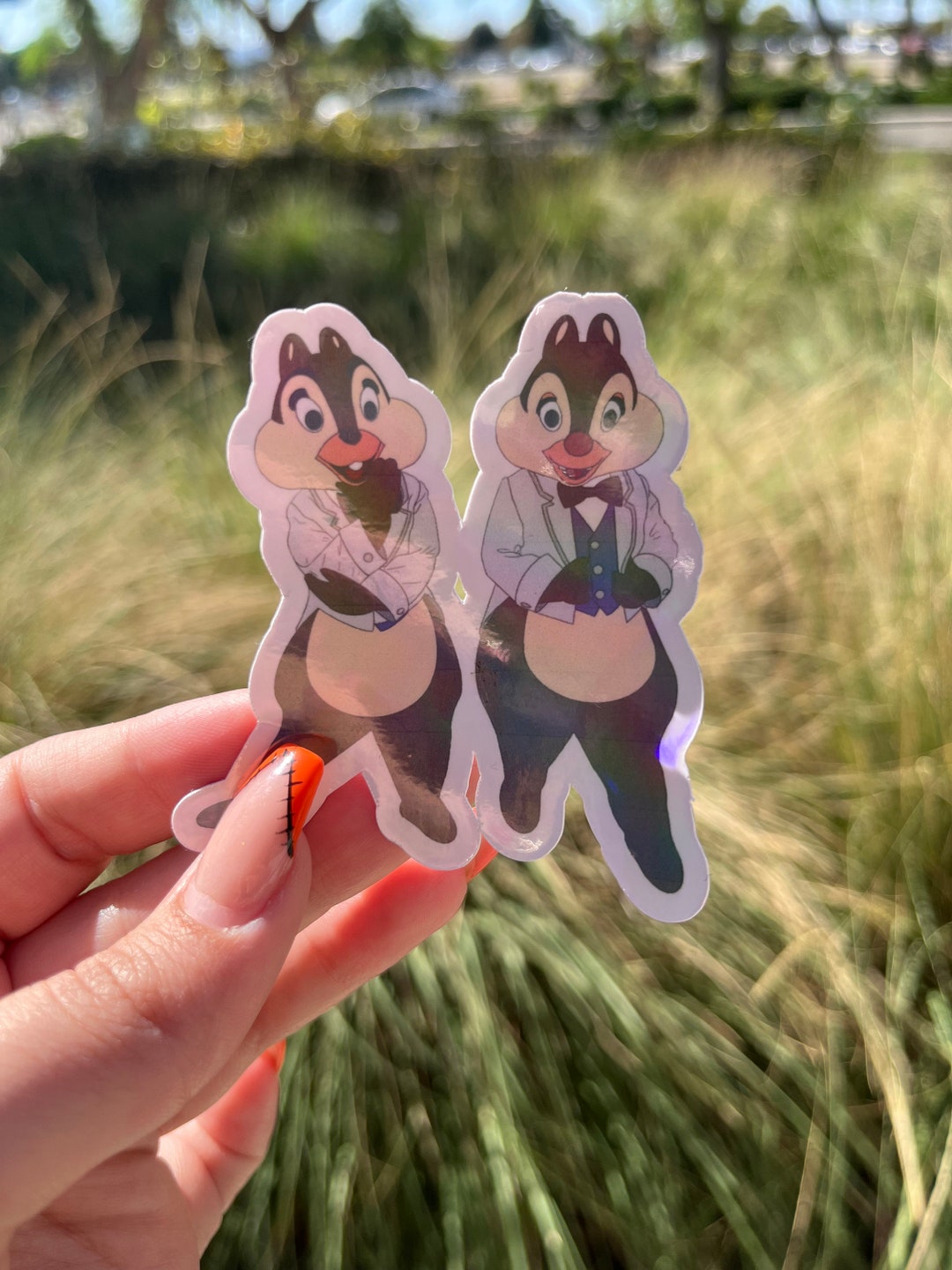 100th Anniversary Holographic Sticker- Chipmunks - Etsy