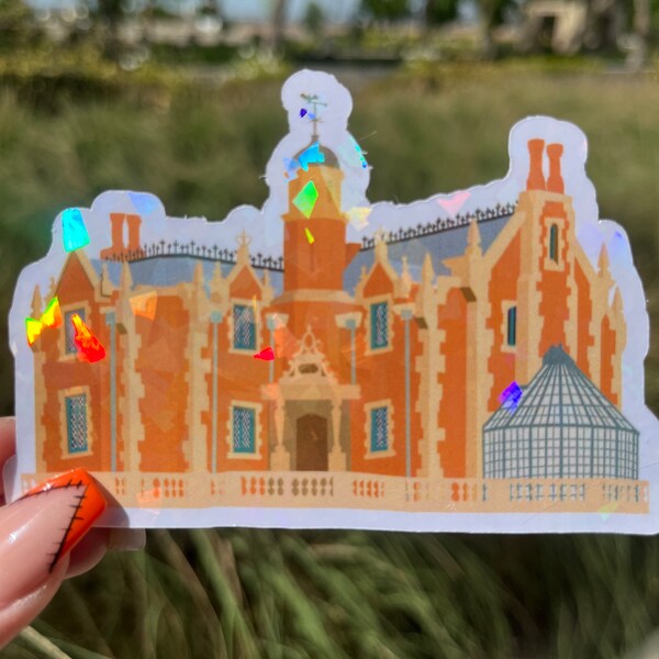 Haunted Mansion Sticker - Etsy