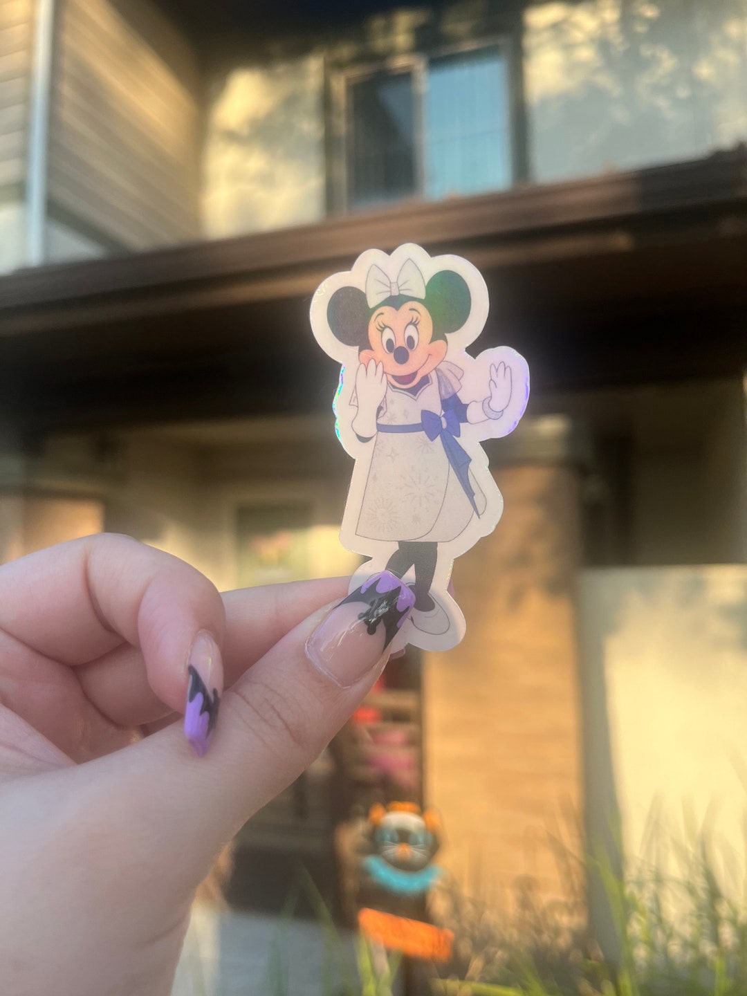 100th Anniversary Holographic Sticker- Minerva Mouse - Etsy