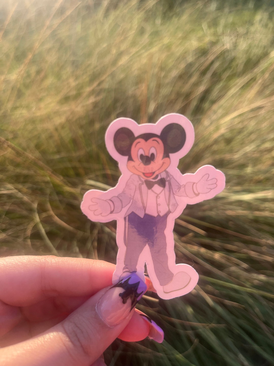 100th Anniversary Holographic Sticker- Michael Mouse - Etsy