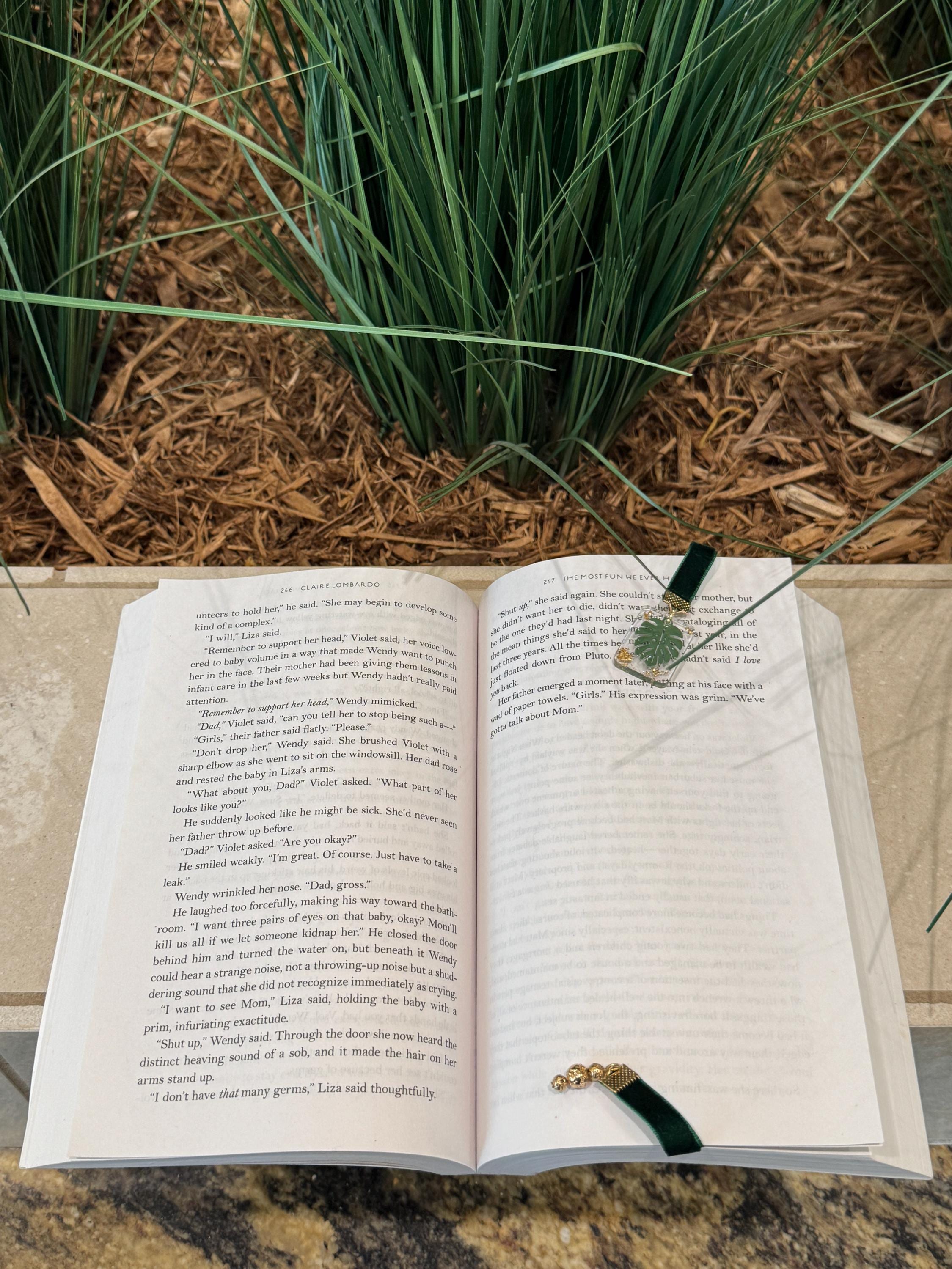Pressed Green Plant Bookmarks - Etsy