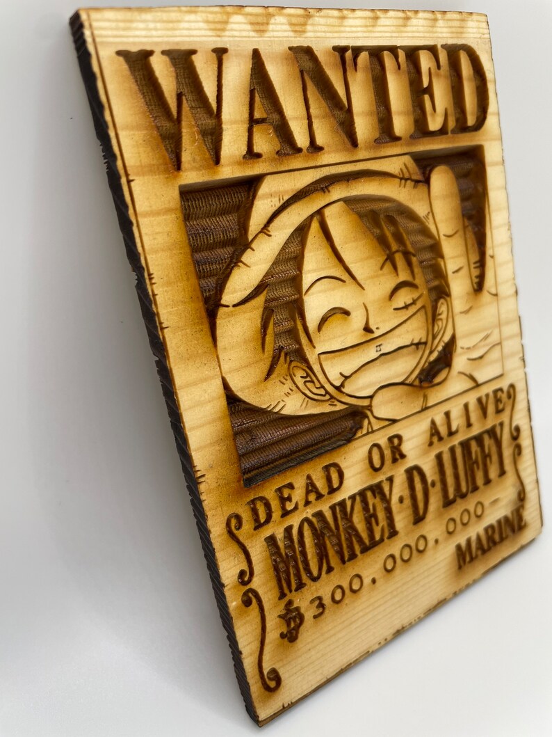 One Piece Luffy Anime Character Card 8cm X 12.7cm - Etsy