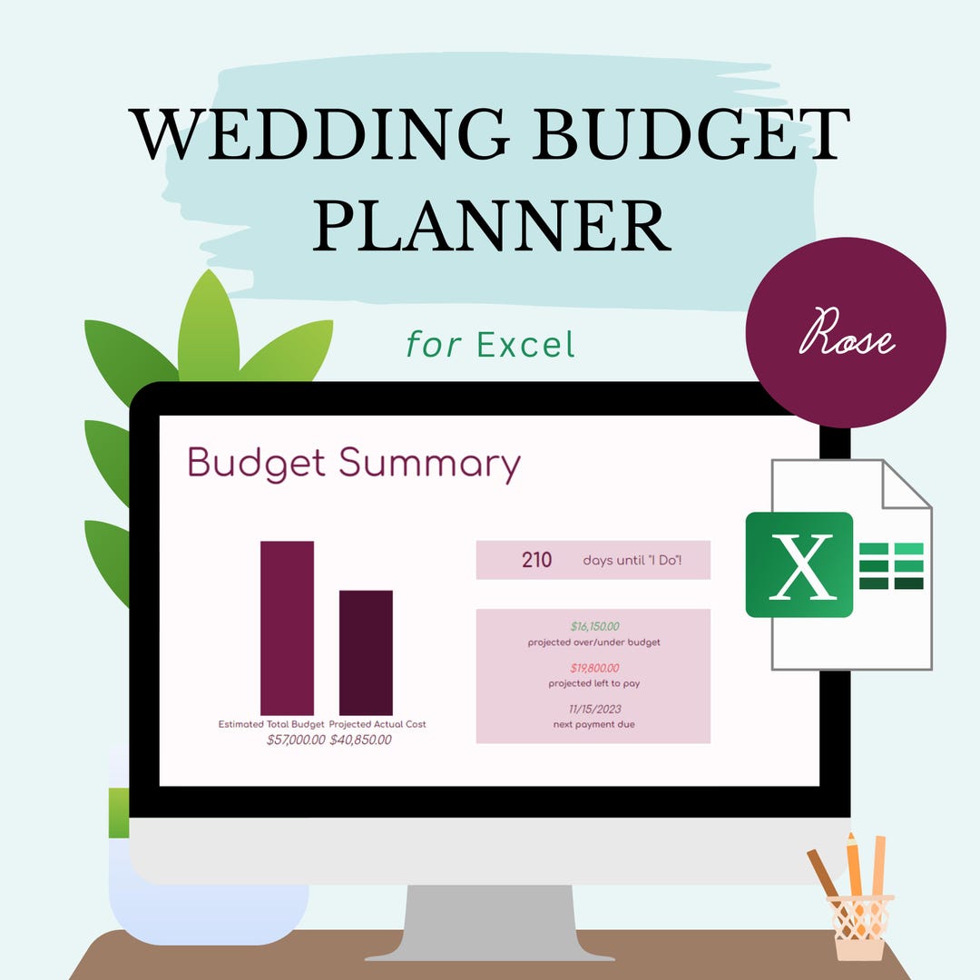 Wedding Budget Planner | Create, Plan, and Track Your Wedding Finances ...
