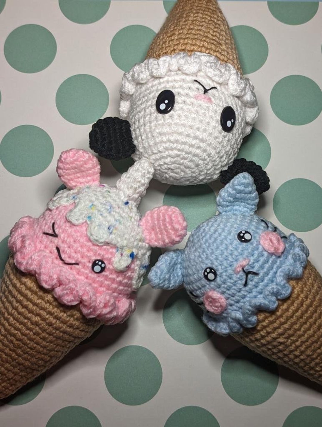Crochet Cones, Ice Cream Cones - Etsy