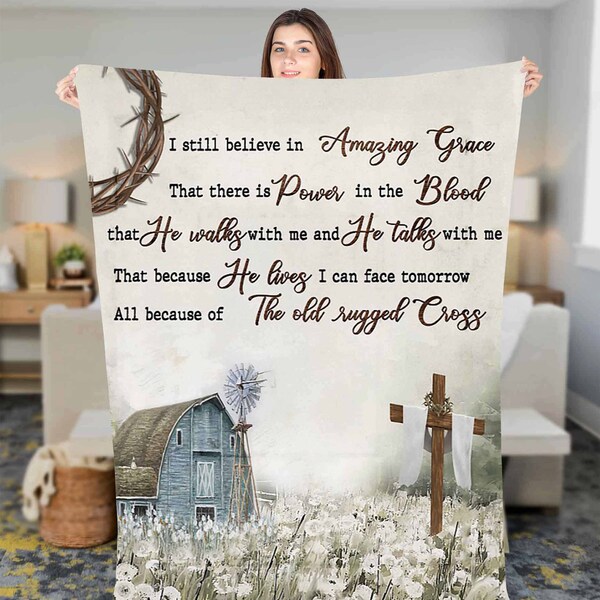 Amazing Grace Blanket - Etsy