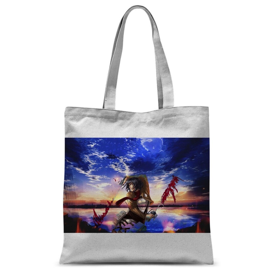 AOT Mikasa Classic Sublimation Tote Bag - Etsy