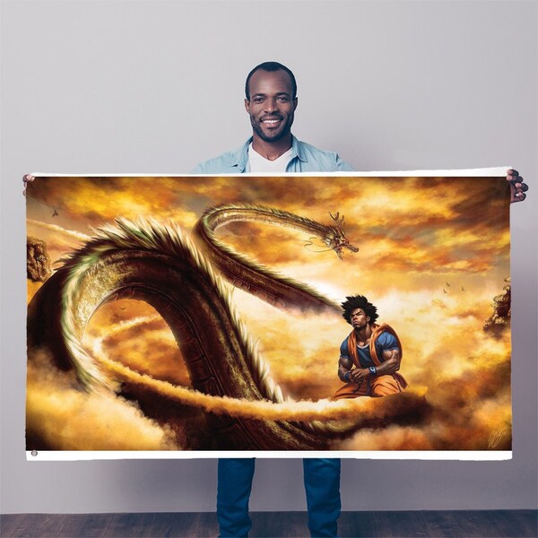 Goku Flag - Etsy