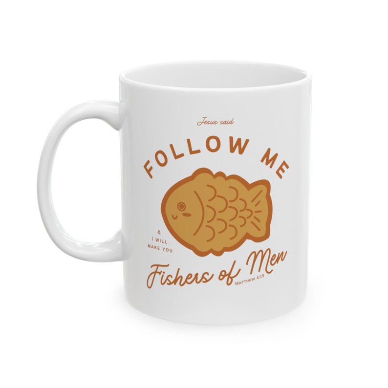 Christian Mug Fishers of Men Mug Bible Verse Mug Matthew 4:19 Mug Bible ...