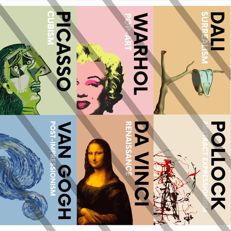 Famous Artists Posters - Etsy