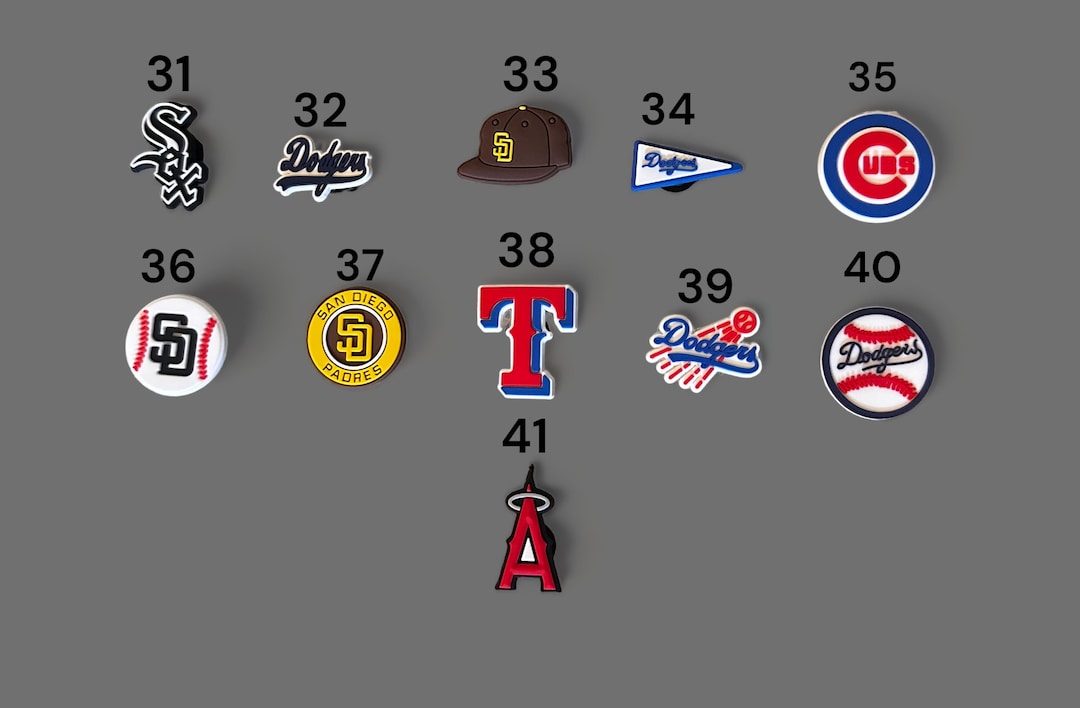 Baseball Croc Charms - Etsy