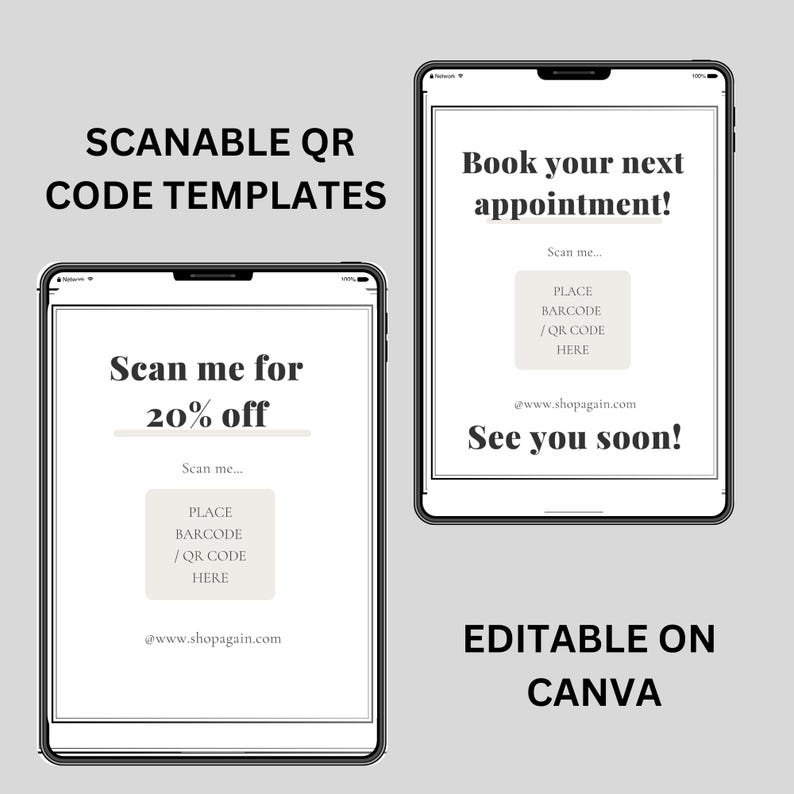 QR Code Template, Payment QR Code, Business Qr Code, Small Business QR ...