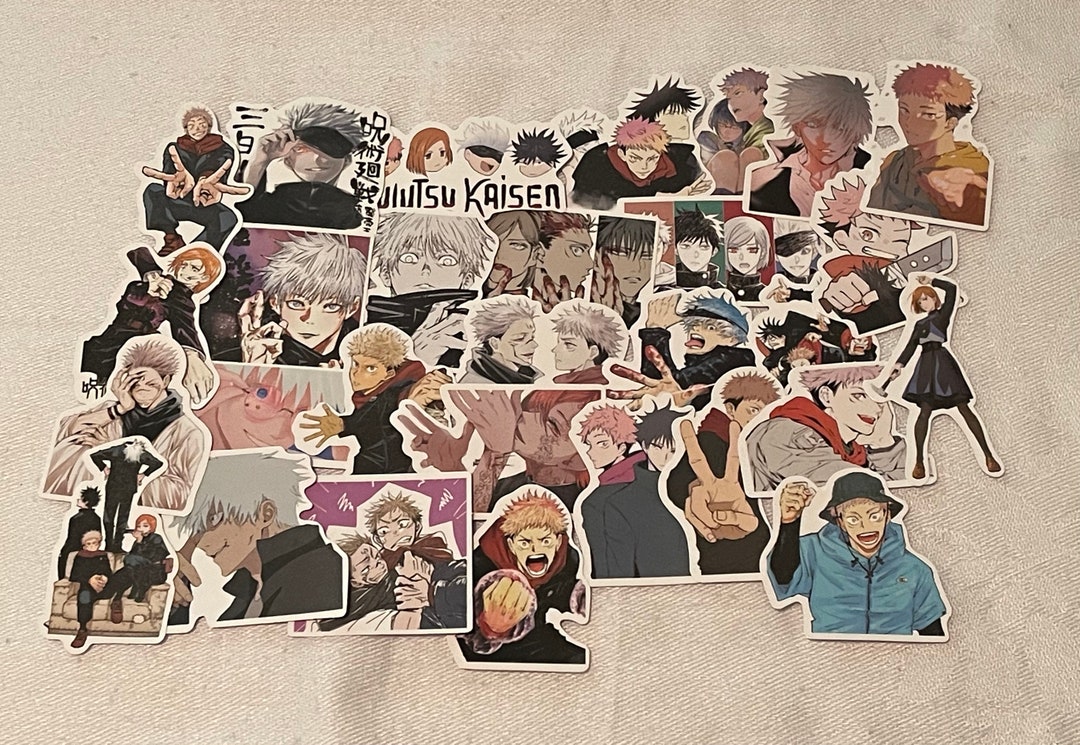 Jujutsu Kaisen Stickers Jujutsu Kaisen Merch Jujutsu Kaisen - Etsy