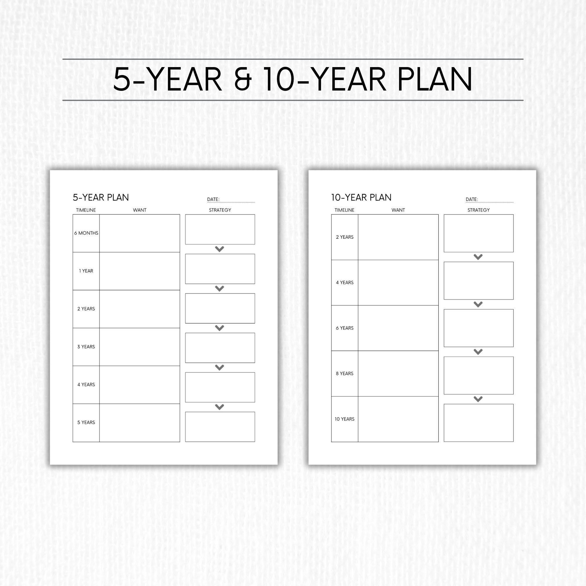 Goal Building Planner Printable Goal Printable Planner Goal-setting ...