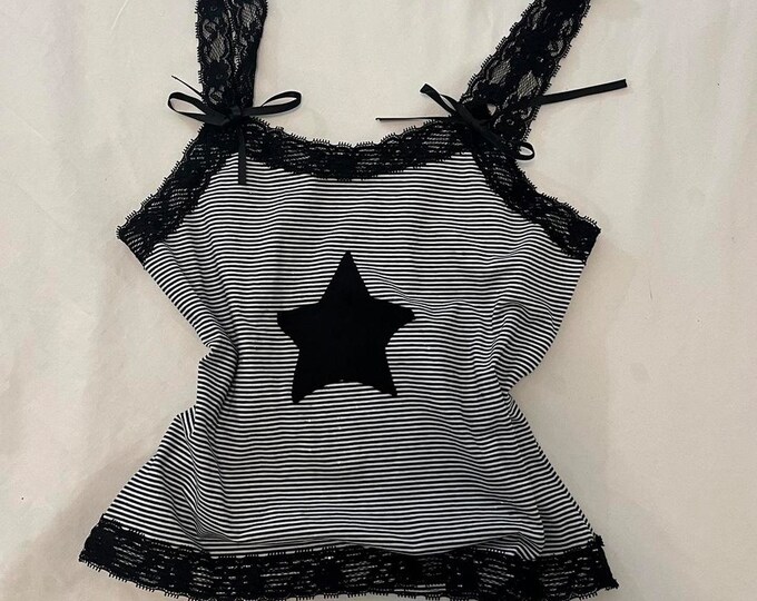 Handmade Star Tube Top Dollette Coquette Clothing ,fatal Frame Top ...