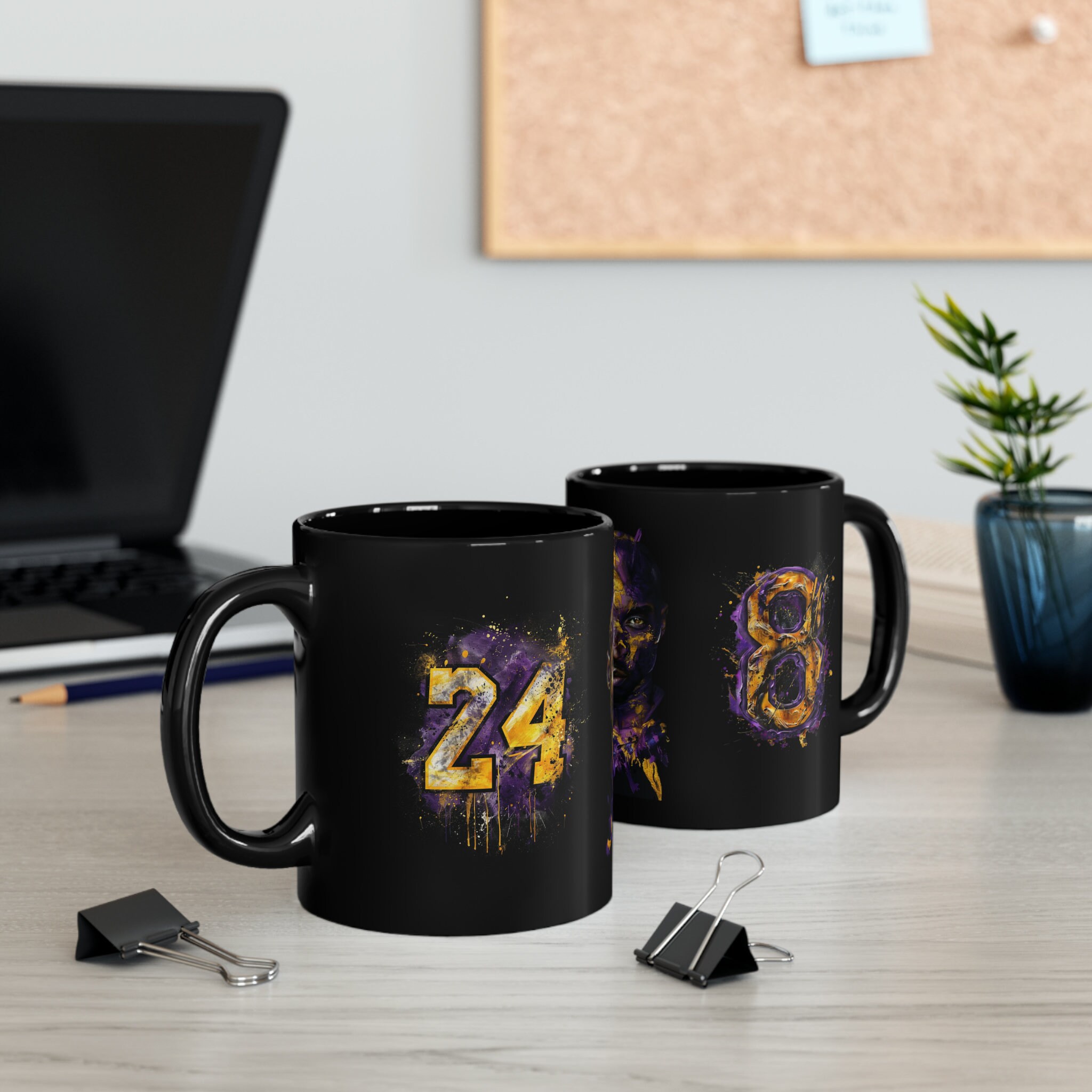 Kobe's Black Mamba Blend Tribute, Custom Art Mug - Etsy
