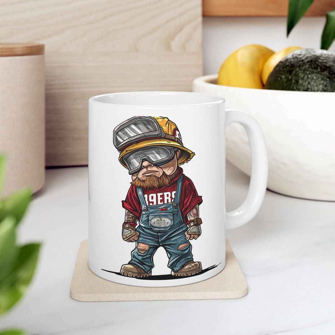 49ers Gold Rush Miner Custom Art Mug - Etsy