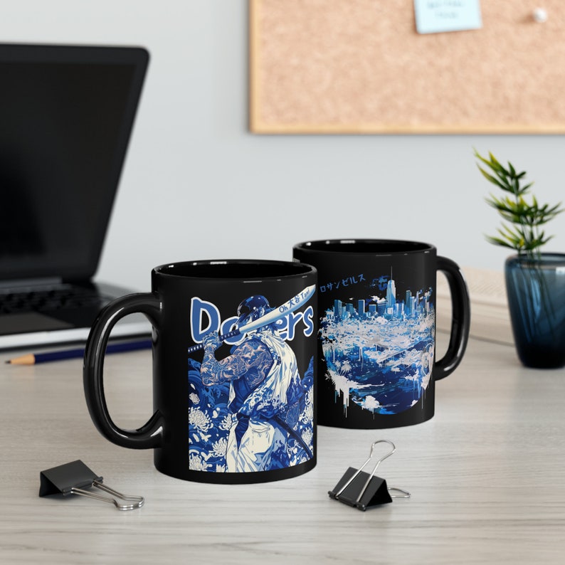 Samurai Slugger - Ohtani Inspired Custom Art Mug - Etsy
