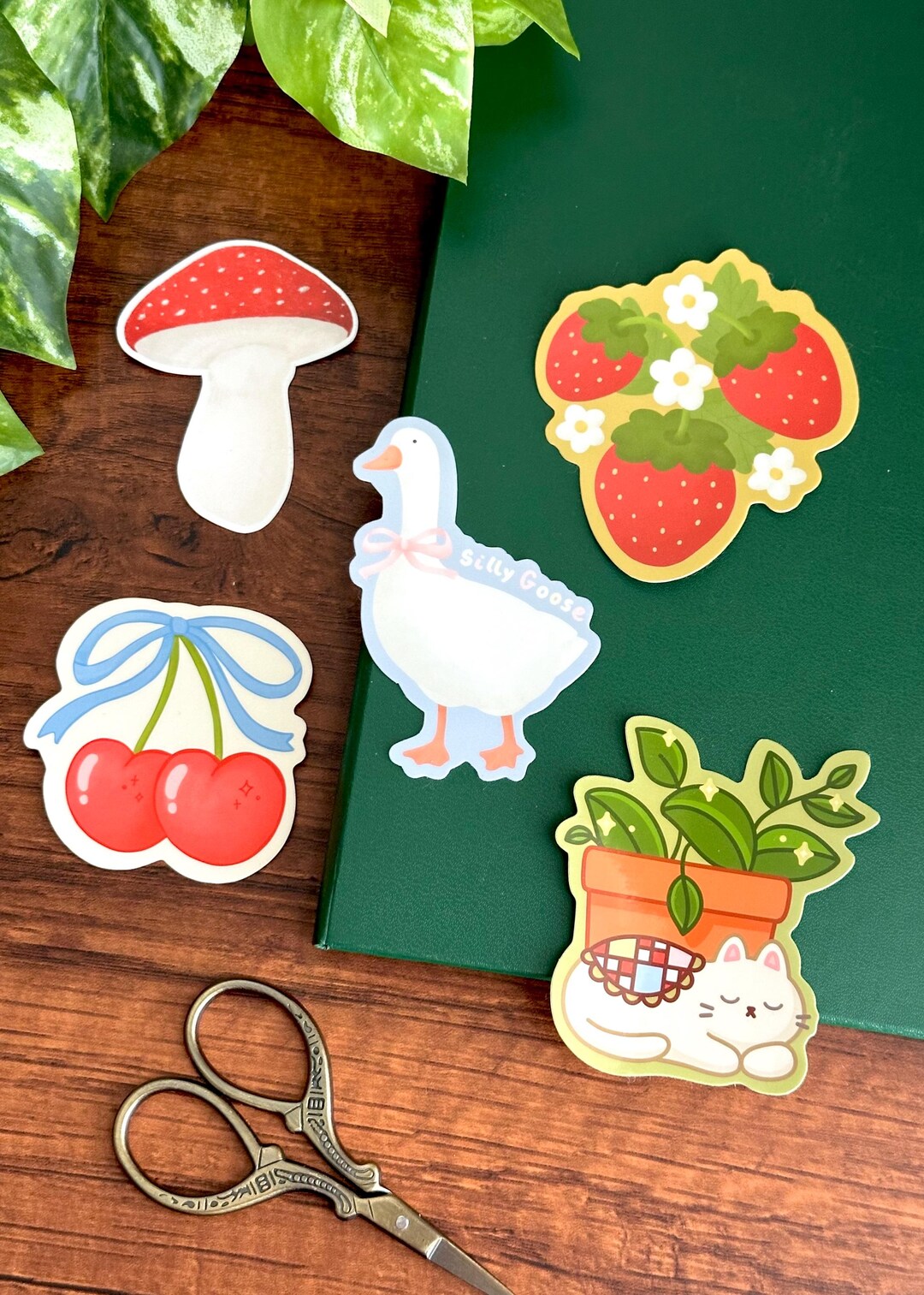 Assorted Vinyl Sticker | Cottagecore | Coquette - Etsy