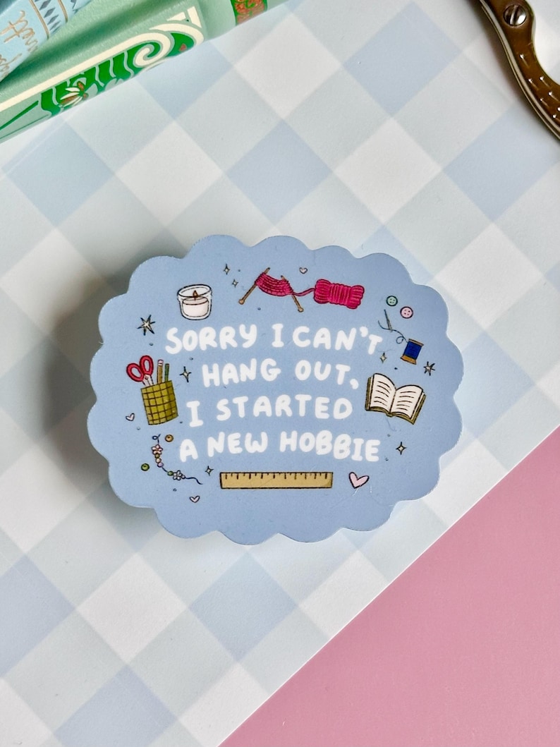 New Hobby Sticker | Laptop Decal - Etsy