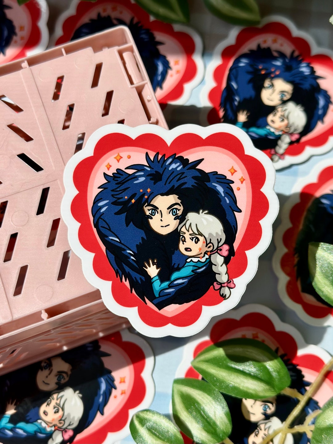 Howl and Sophie Sticker - Etsy
