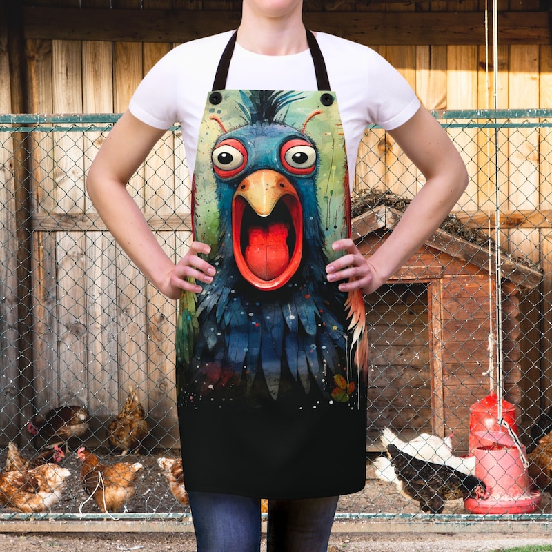 Lady Chicken Apron - Etsy