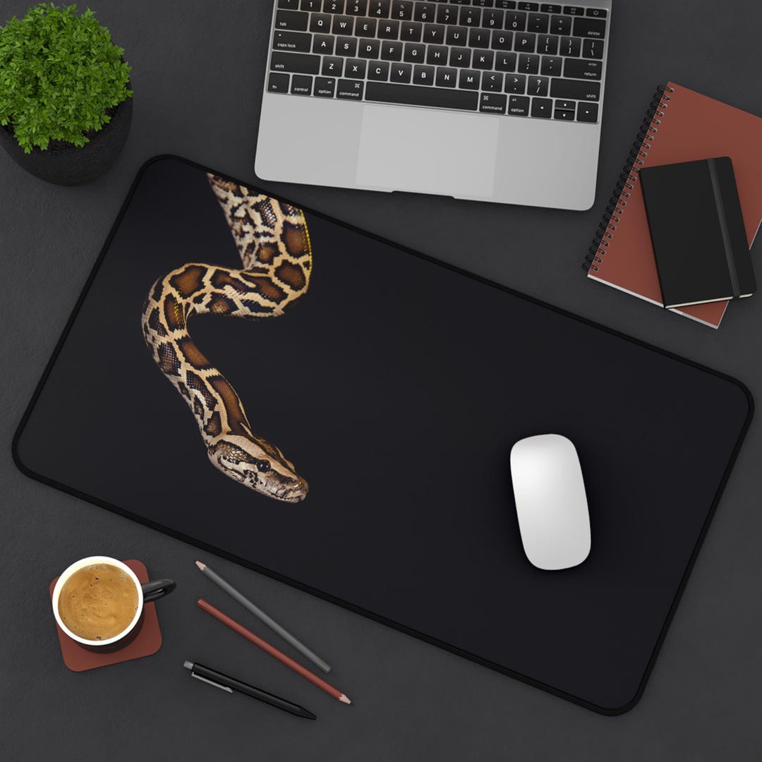 XXL Snake Desk Mat – Realistic Python Snake Mouse Pad, Reptile ...