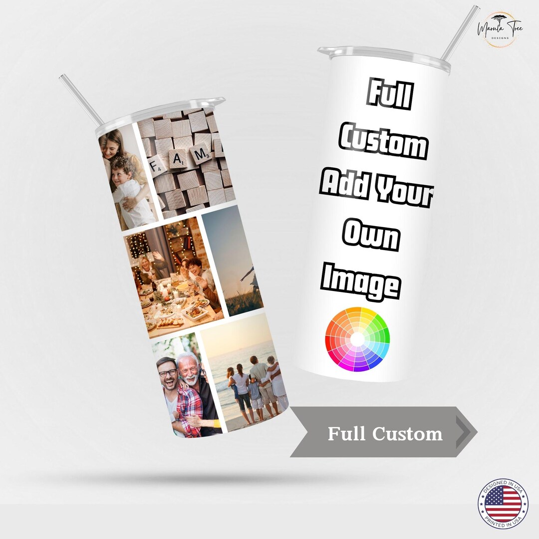 Custom Tumblers With Image, Logo Tumbler, Personalized Photo Tumbler ...