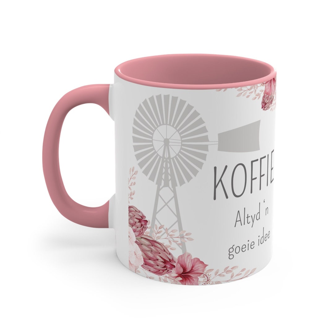 South African Afrikaans Coffee Mug, Koffie Beker, Gift for South ...