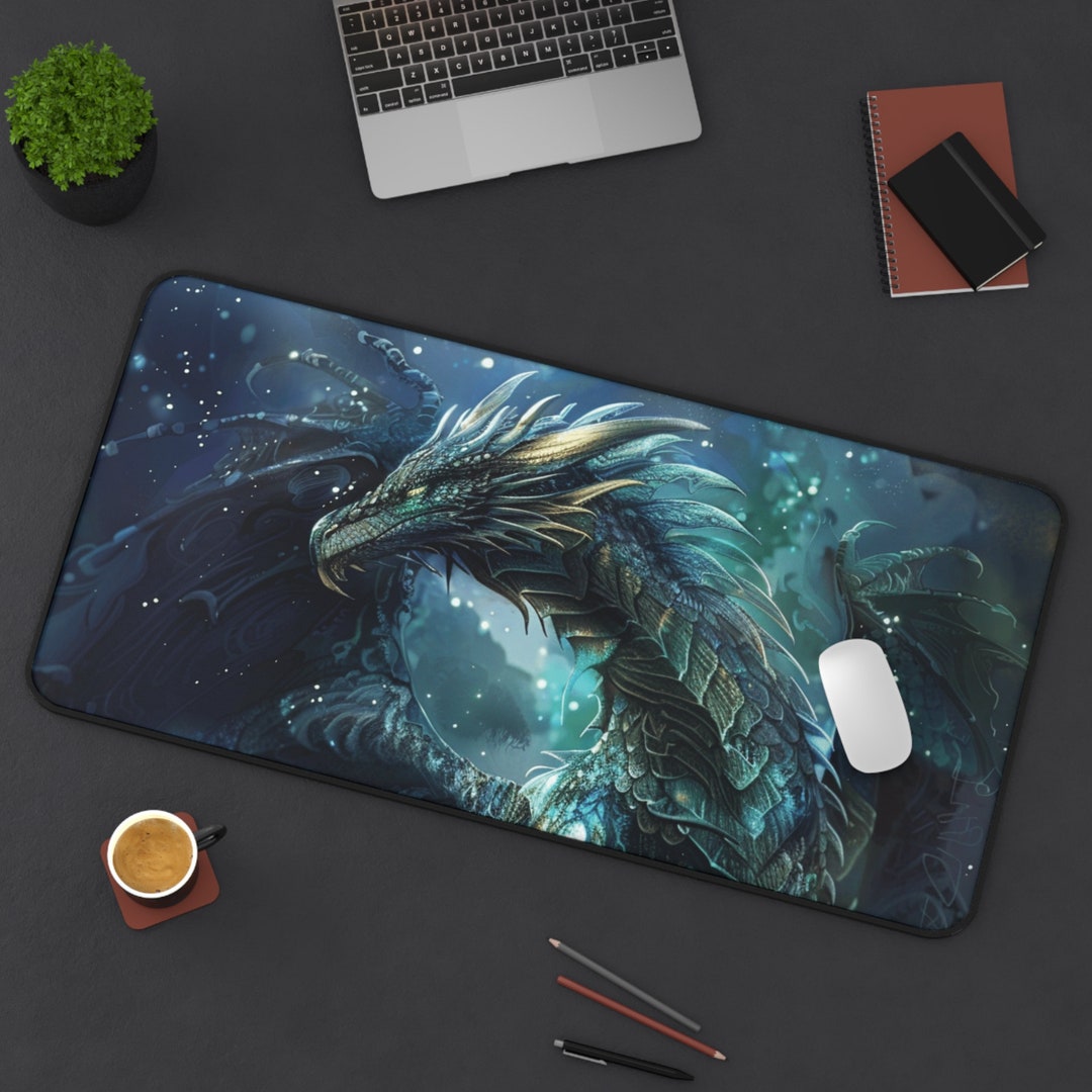 Dragon Desk Mat Large, MTG Deskmat, Dragon Mousepad, Dragon Mat Dnd ...