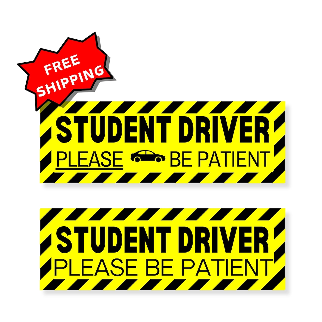 Student Driver Magnet, Learner Driver Magnet, New Driver Magnet ...