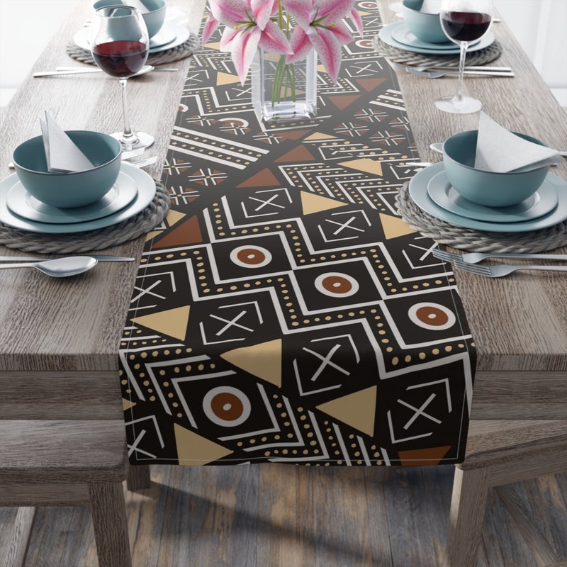 African Table Runner - Etsy