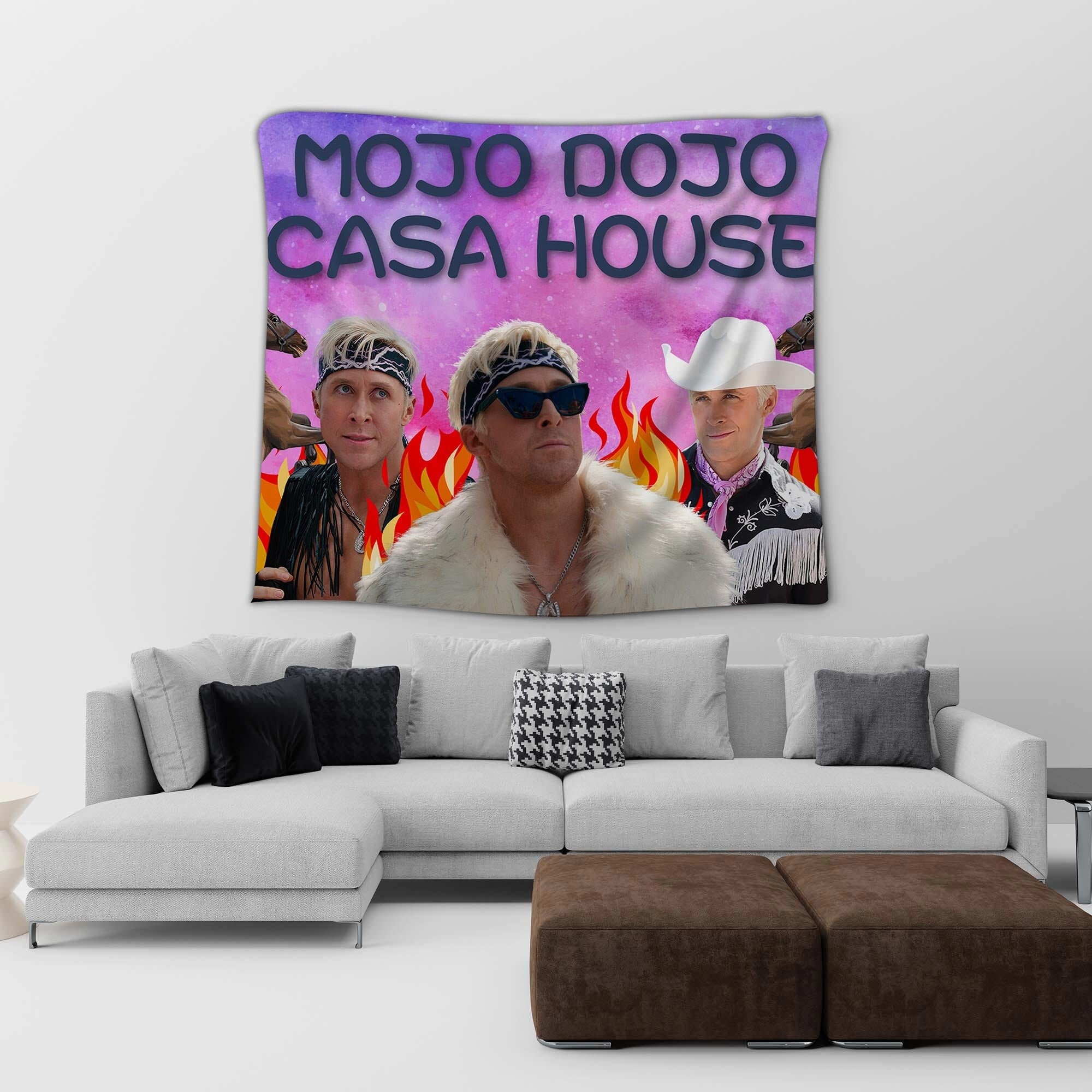 Mojo Dojo Casa House Doll Tapestry sold by Hookworm Akan | SKU 52300446 ...