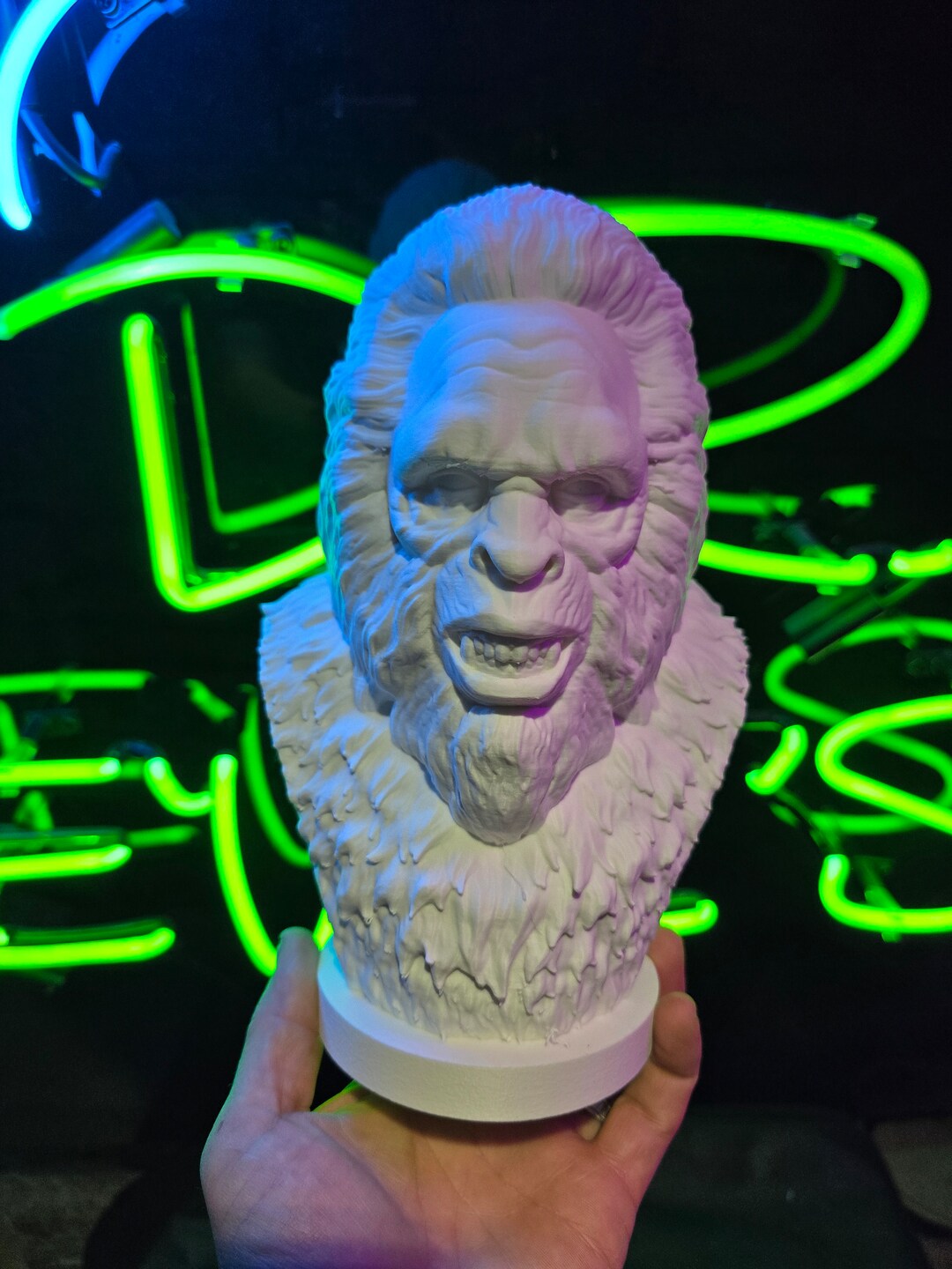 Bigfoot Statue With Teeth Blank Bust for Painting No Logo - Etsy