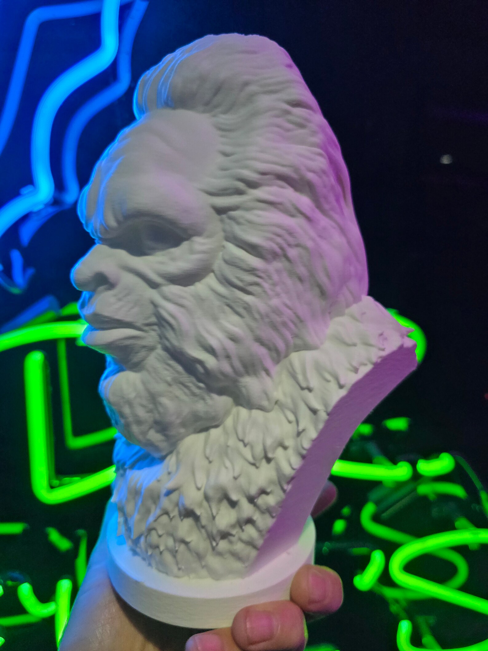 Bigfoot Statue With Teeth Blank Bust for Painting No Logo - Etsy UK