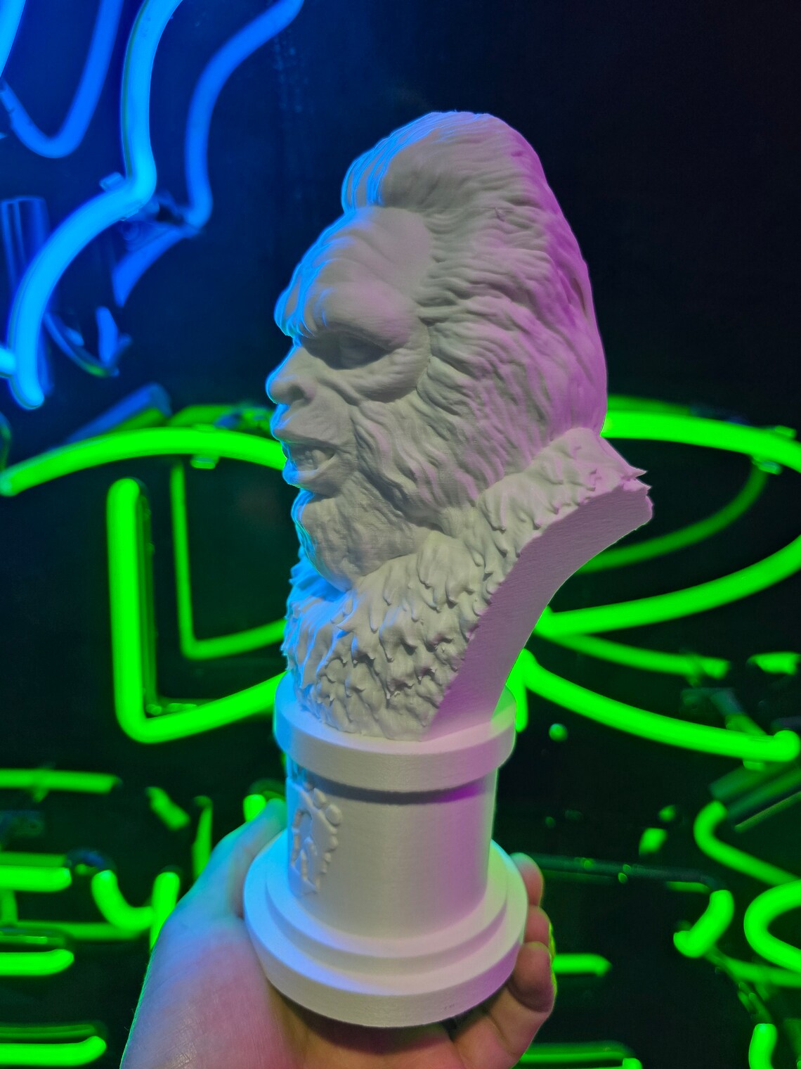 Bigfoot Statue With Teeth Blank Bust for Painting - Etsy