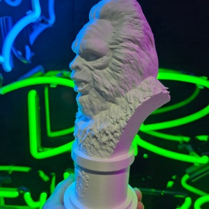 Bigfoot Statue With Teeth Blank Bust for Painting - Etsy