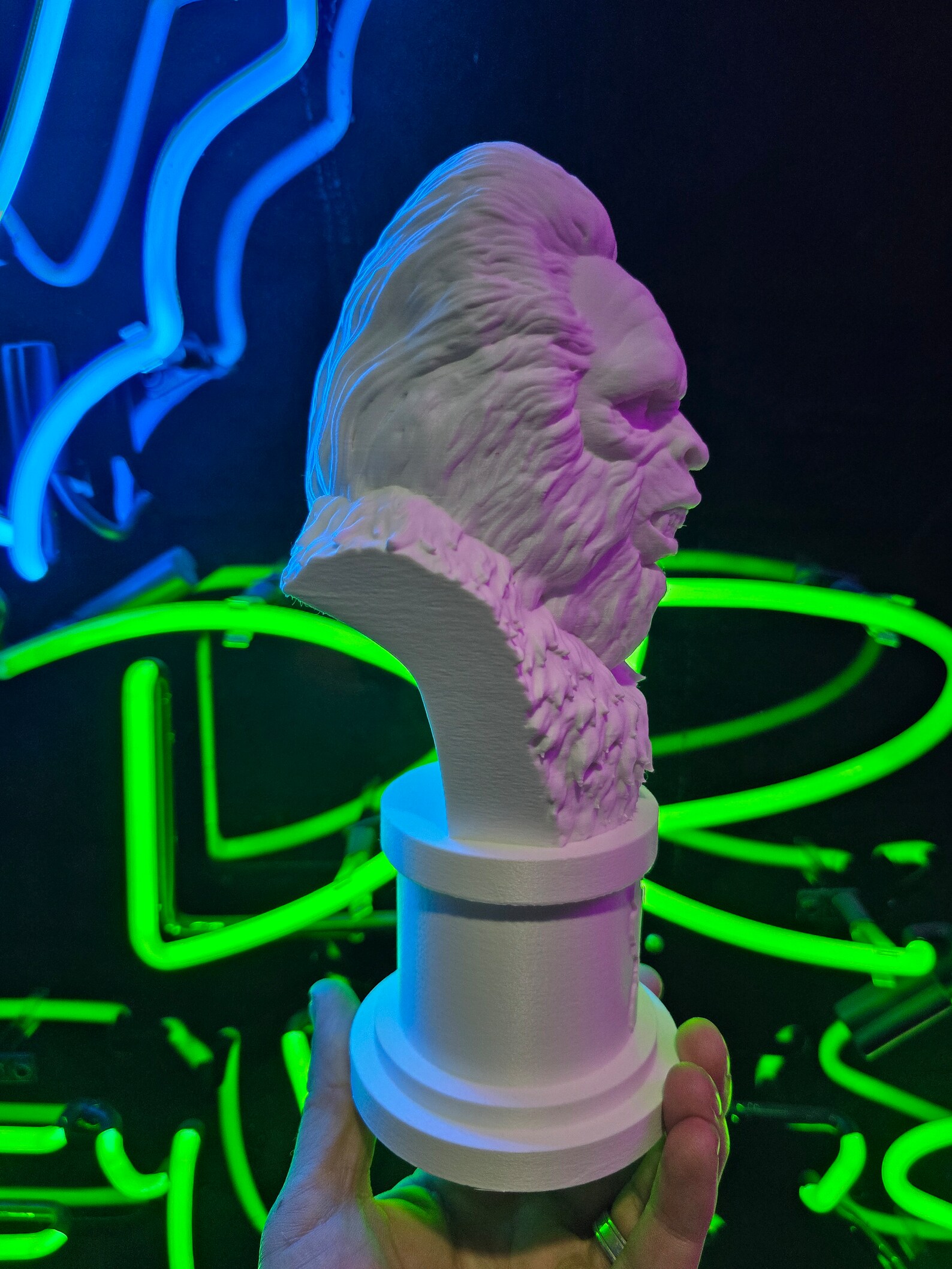 Bigfoot Statue With Teeth Blank Bust for Painting - Etsy