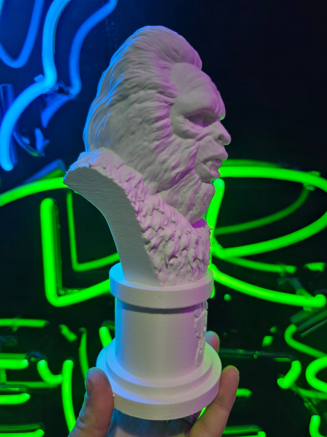 Bigfoot Statue With Teeth Blank Bust for Painting - Etsy