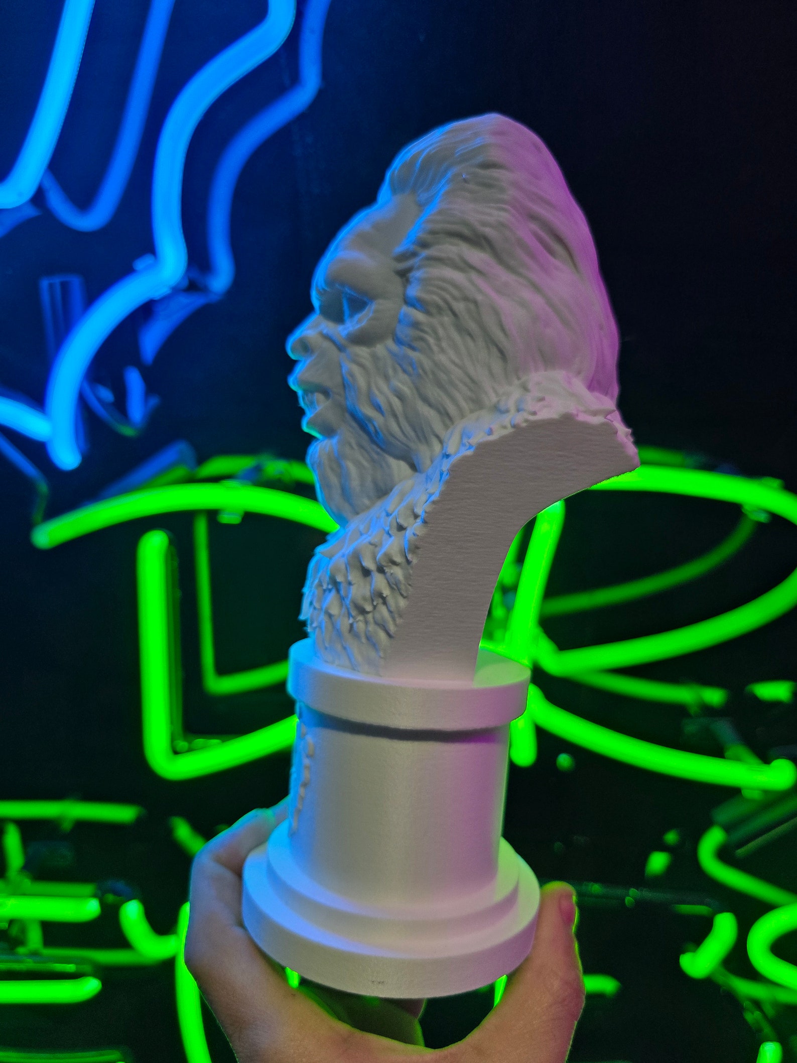 Bigfoot Statue With Teeth Blank Bust for Painting - Etsy