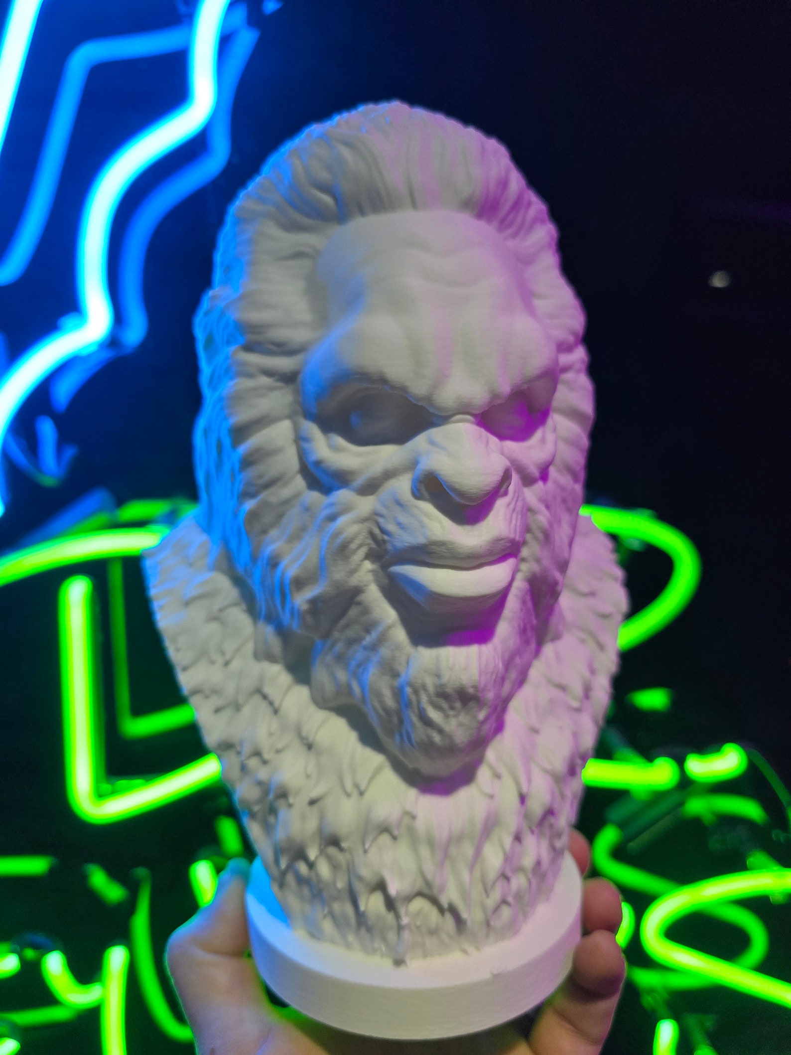 Bigfoot Statue With Teeth Blank Bust for Painting No Logo - Etsy UK