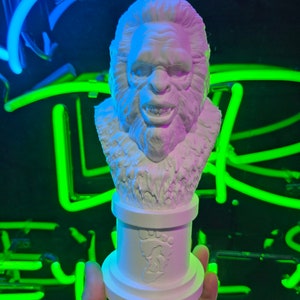 Bigfoot Statue With Teeth Blank Bust for Painting - Etsy