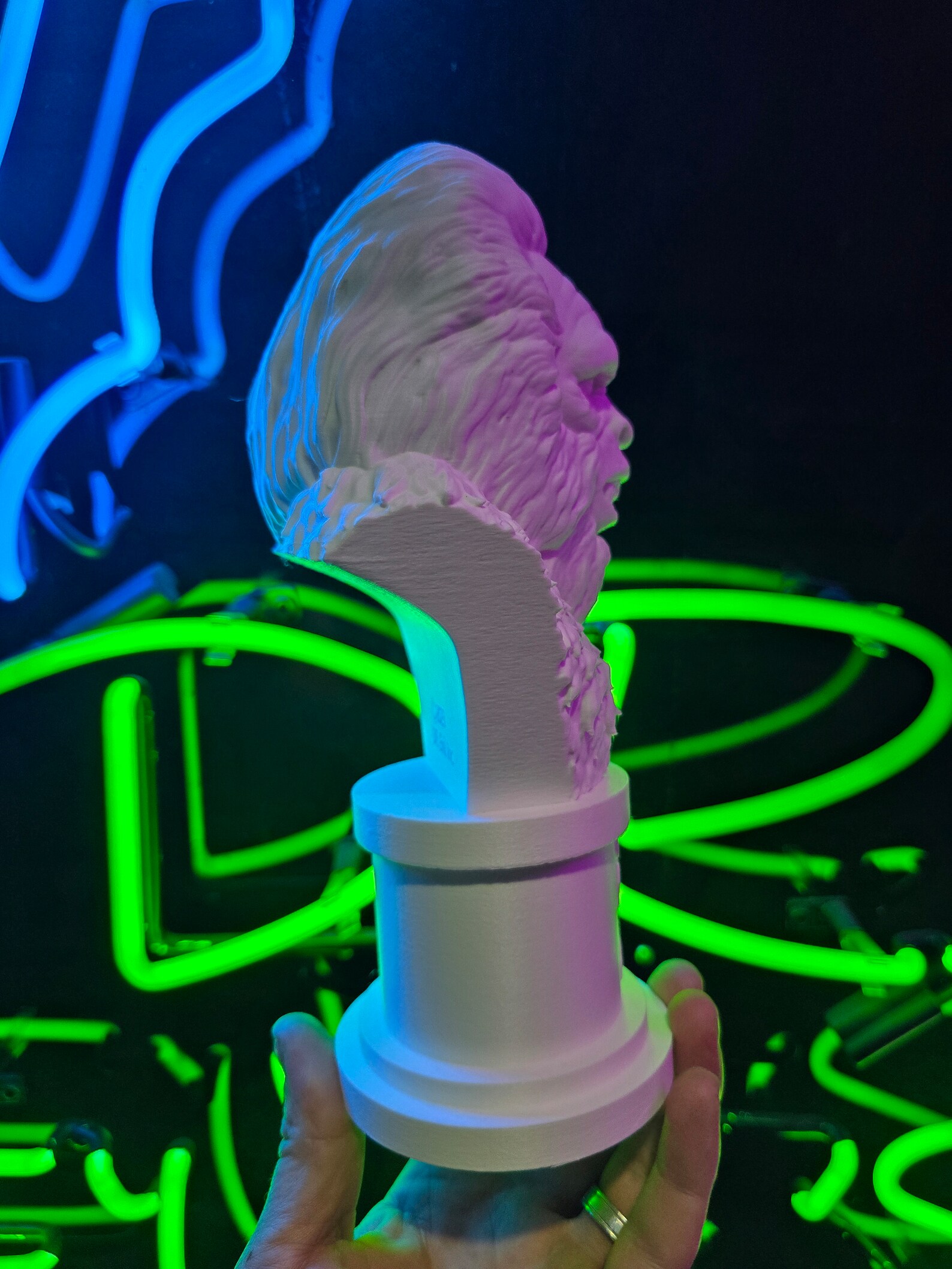 Bigfoot Statue With Teeth Blank Bust for Painting - Etsy