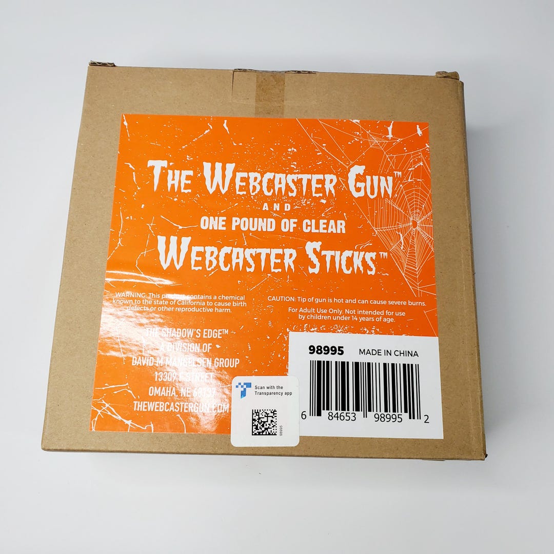 The Webcaster Gun Spiderweb Maker Kit & 1 LB of Spiderweb Sticks - Etsy