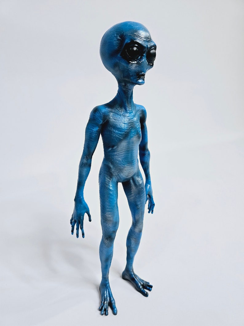 Explore the Unknown With Our Awe-inspiring Full Size Alien Figurine ...