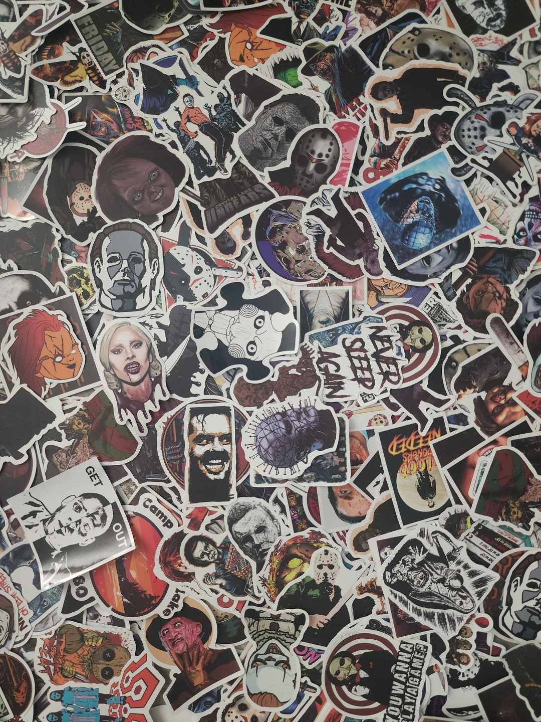Random Horror Movie/tv Shows Stickers (25 Pack) - Etsy